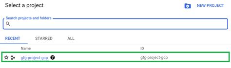 how to create a gcp project geeksforgeeks