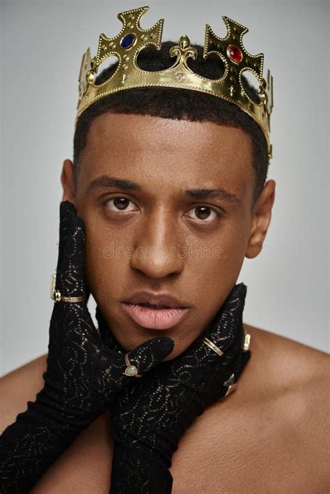 Appealing Shirtless African American Man In Stock Image Image Of