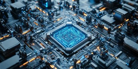 A Futuristic 3d Background Of An Enormous Ai Core Chamber The Massive A Futuristic 3d Background Of An Enormous Ai Core Chamber The Massive