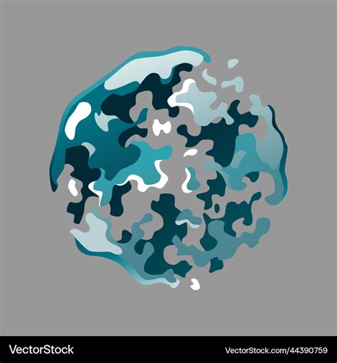 Soap Bubble Animation Element Ball Chemical Vector Image