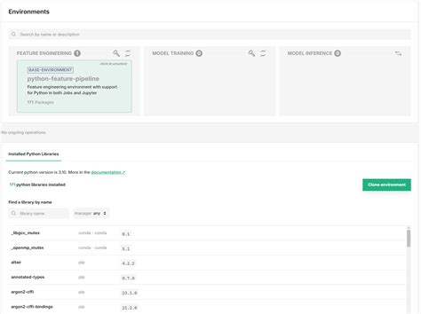 Clone Environment Hopsworks Documentation