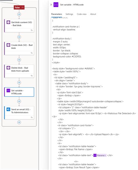 Logic App For Defender For Storage Scan Results