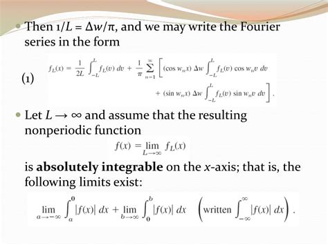 ppt engineering mathematics class 15 fourier series integrals and