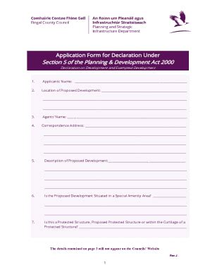 Fillable Online Declaration Of Exemption Application Form Fax Email Print PdfFiller