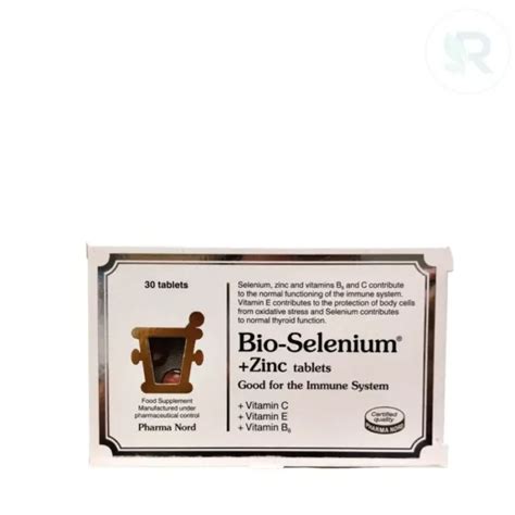 Bio Selenium Zinc Tablets 30 Tablets Rafacare