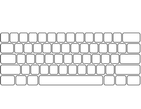 Full Size Printable Keyboard Template Printable Calendar