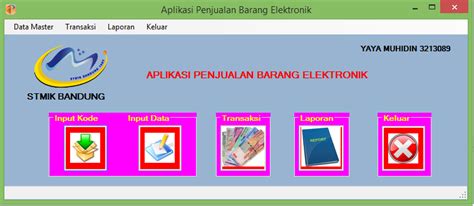 TUGAS KULIAH DOWLOAD APLIKASI PENJUALAN ATAU MEMBUAT SENDIRI DENGAN VB LENGKAP SOURCE CODE