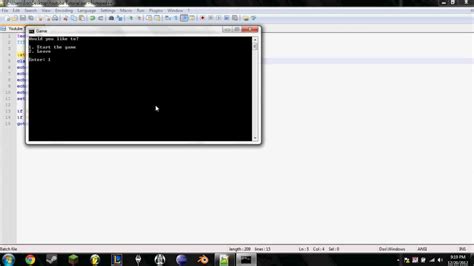 Tutorial Making A Text Based Adventure Game In Notepad Episode 1 Youtube