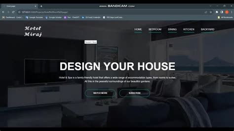 Arjun Rathore On Linkedin Presenting The Stunning Front Page Of A Hotel A Captivating Html And