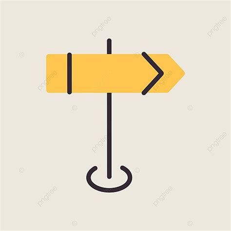 Plang Vektor Ikon Navigasi Sign Papan Jalan Terisolasi Vektor Cara