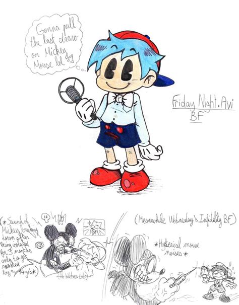 Fnf Mouseavi Fanart Mickey Mouse Fan Art Mickey