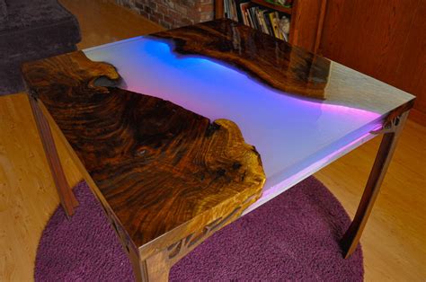 Overview Glowing Neopixel Resin River Table Adafruit Learning System