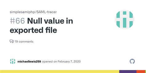 Null Value In Exported File · Issue 66 · Simplesamlphpsaml Tracer