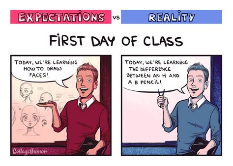 reality vs expectations relationships comics that perfectly show the small differences in life