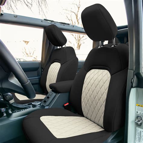 Neoprene Custom Fit Seat Covers For 2021 2022 Ford Bronco Full Size Suv
