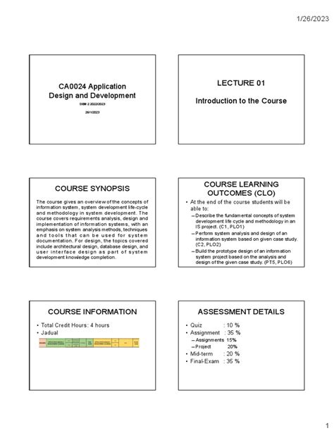 Introduction To Information Systems Analysis And Design An Overview Of The Fundamental Concepts
