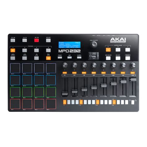 Akai Professional Mpd232 Pad Controller With Faders Na