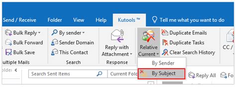 How To Delete All Emails Which Have Same Subject In Outlook