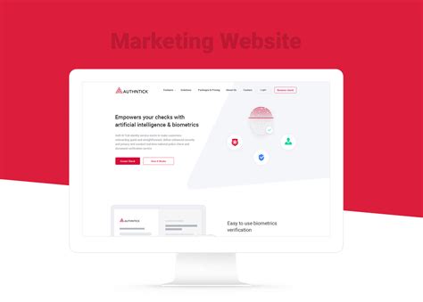 UX UI Design For Online Verification Web Application On Behance
