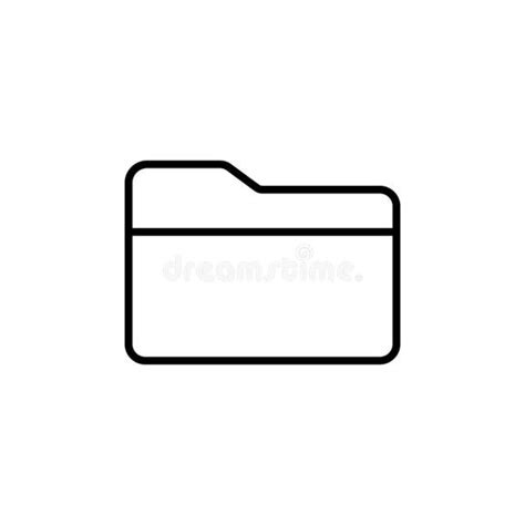 Folder Icon Set Computer Data File Vector Symbol Simple Project Web