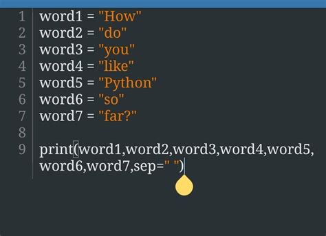 Combine The Variables To Display The Sentence How Do You Like Python