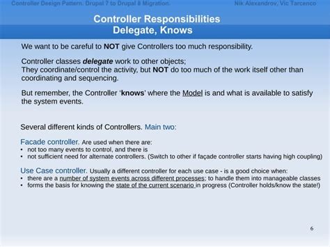 Controller Design Pattern Drupal North Toronto 2018 Final Ppt