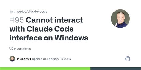 Cannot Interact With Claude Code Interface On Windows · Issue 95