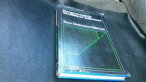 Nonparametric Statistical Inference Jean Dickinson Gibbons