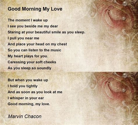 Good Morning Love Poems 30 Beautiful Good Morning Love Poems For Her
