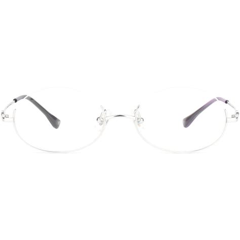Reverse Half Rim Glasses Eyeshells