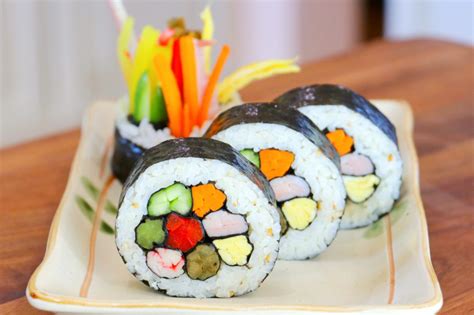 Flower Kimbap Recipe Archives Cici Li Asian Home Cooking