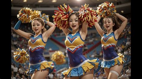 The Best Sexy Cheerleaders Ai Art Youtube