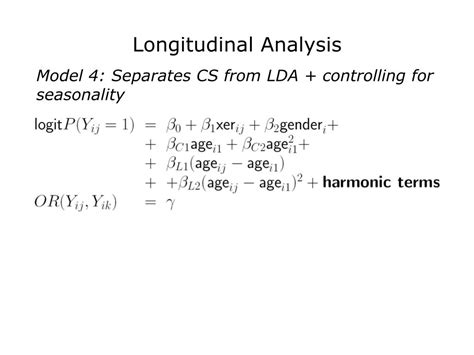 ppt lecture 9 marginal logistic regression model and gee chapter 8