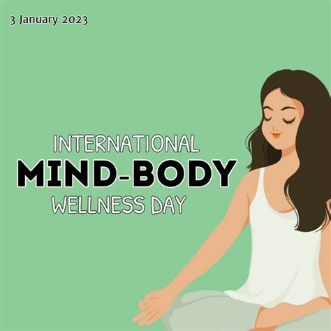 International Mind Body Wellness Day Template Postermywall