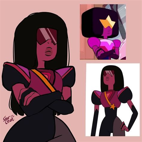 Sour On Instagram Pilot Garnet In Current Su Style Garnet Garnetsu