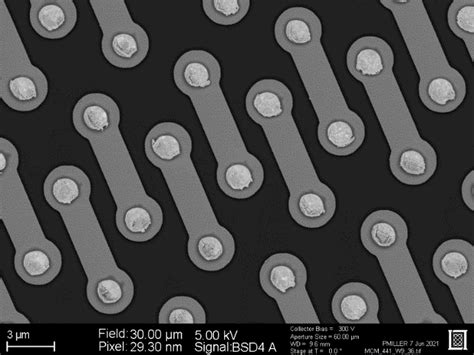 Fig S3 Sem Of Patterned 1 5 µm Bump For 5µm Pitch Flip Chip Deposited Download Scientific
