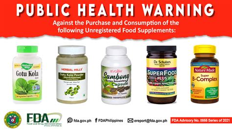 Fda Advisory No2021 0855 Public Health Warning Against The Purchase And Consumption Of The