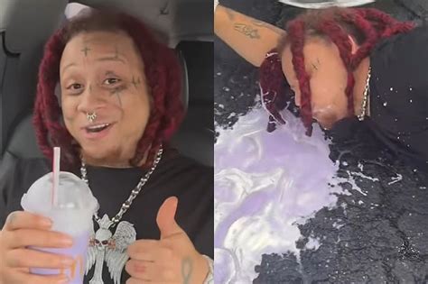 Trippie Redd Does Revolting Grimace Shake Challenge Watch