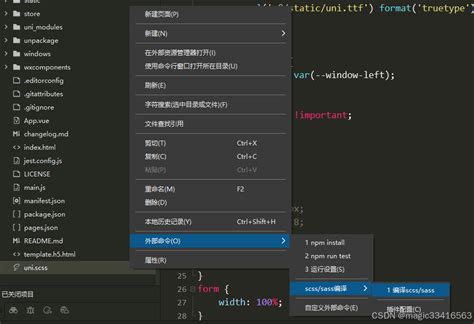Hbuilderx 安装 Compile Node Sass编译工具 Csdn博客