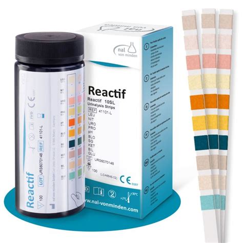 Reactif 10sl Urinalysis Strips Tube Ce0197