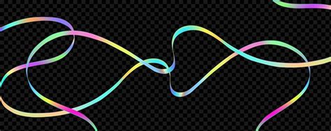 Holographic Lines Vector Art Icons And Graphics For Free Download