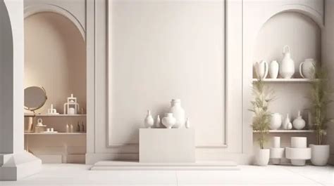 흰색 선반의 3d 방 3d 그림 미니멀한 스타일의 틈새가 있는 현대적인 옷장 또는 빈 선반 가게의 인테리어 화이트 룸 배경 일러스트 및 사진 무료 다운로드 Pngtree