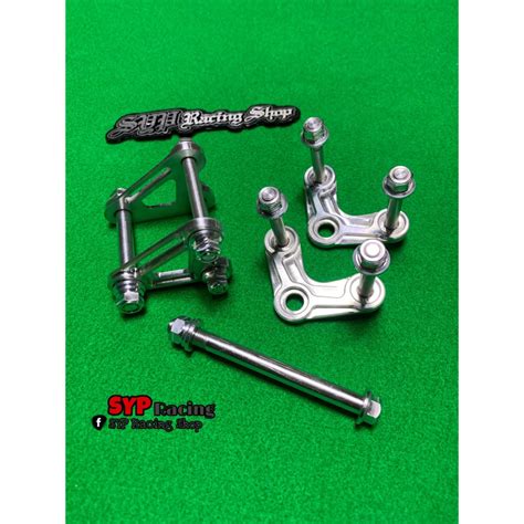 ชุดน็อตยึดเครื่อง หูหิ้วเครื่องมิเนียม งาน Cnc อย่างดี เจาะกลึงลายสวย มีครบชุด แยกชุด สำหรับ