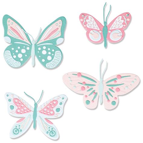 Sizzix Thinlits Die Set 29pk Patterned Butterflies By Jenna Rushforth
