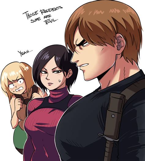 Those Residents Sure Are Evil Yeah Resident Evil Remake Know Your Meme