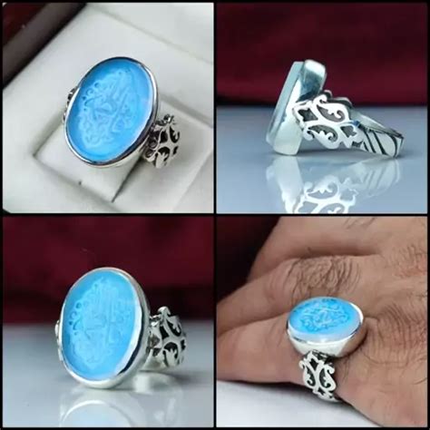 خرید و قیمت انگشتر در نجف زیر فیروزه اصل کد3884 از غرفه نقرجات باب الجواد