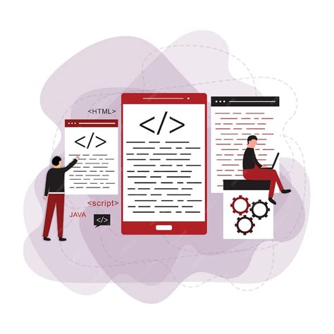 Concepto De Codificación Y Programación De Scripts Javascript Php Python Html Otros Lenguajes