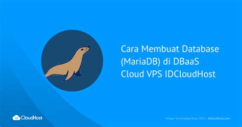 Membuat Database MariaDB Di DBaaS Cloud VPS IDCloudHost