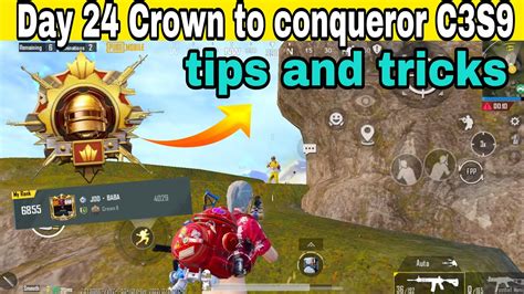 Day 24 🇵🇰 Crown To Conqueror C3s9 Solo Tpp Tips And Tricks Bgmi
