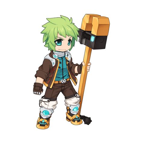 Yuichirou Ragnarok Online Official Art 1boy Armored Boots Ball And
